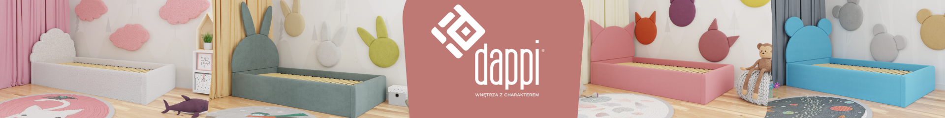 dappi - łóżka- panele tapicerowane, dekoracyjne, ścienne
